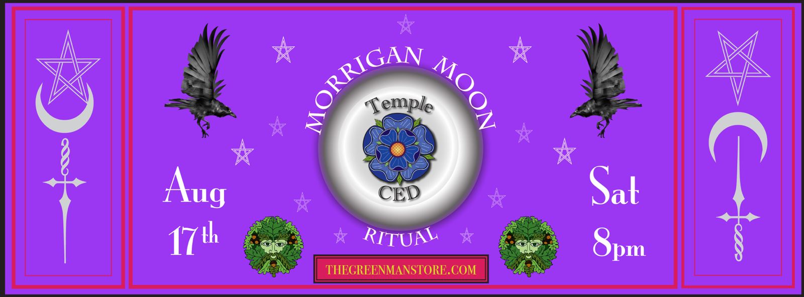 Morrigan Full Moon Ritual with The Temple of Ced - The Green Man Store